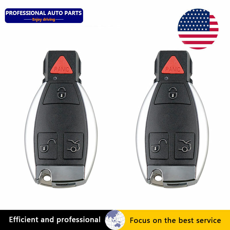 2PC Replacement For 2000 2002 2003 2004 - 2006 Mercedes Benz C230 Key ...