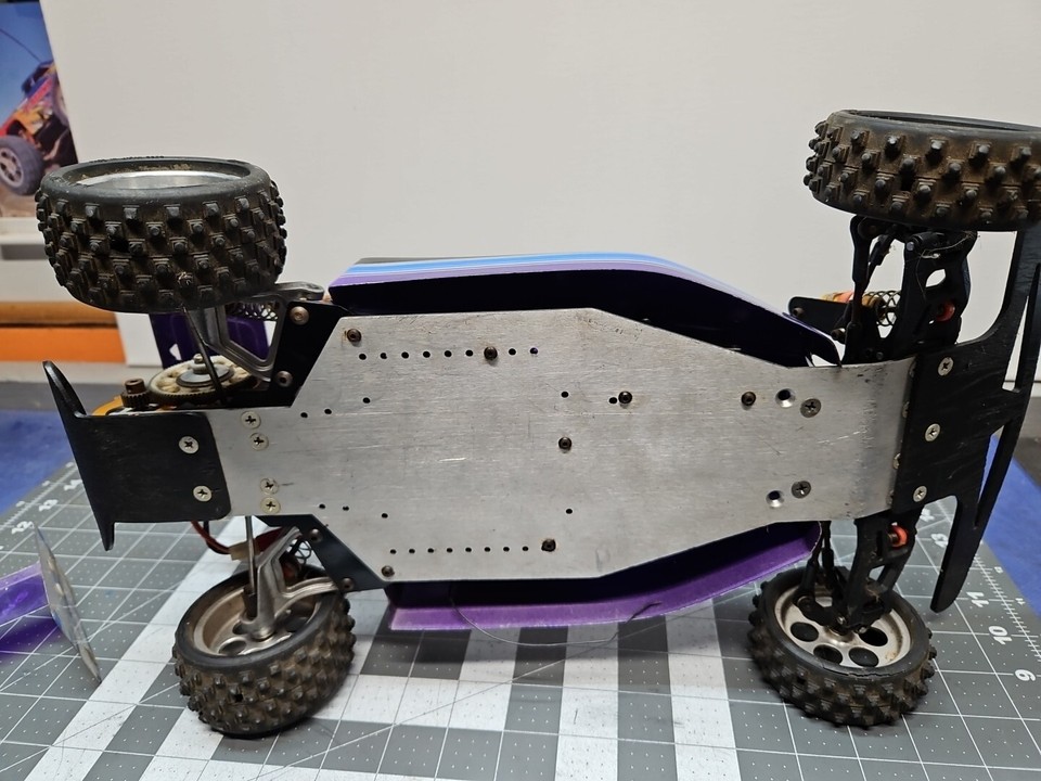 Vintage Team Associated RC10 Rare Custom RC 10 Gold Pan Andys Aluminum ...