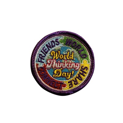 World Thinking Day Embroidered Iron On Patch 55-I | eBay