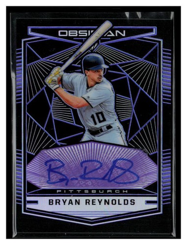 2019 Panini Chronicles Obsidian #OA-BR Bryan Reynolds Purple Auto /99 ...