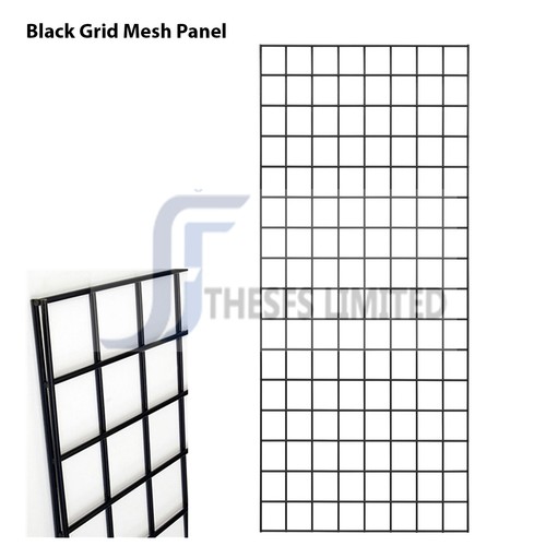 GRID MESH BLACK DISPLAY PANEL HEAVY DUTY RETAIL SHOP | eBay UK