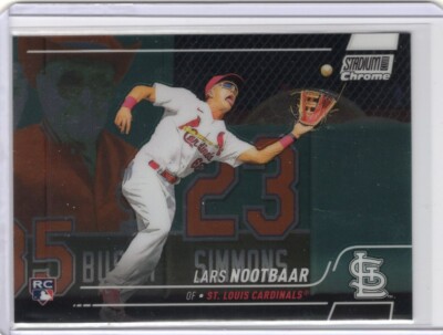 2022 Topps Stadium Club CHROME Lars Nootbaar Rookie Card RC #186 ...