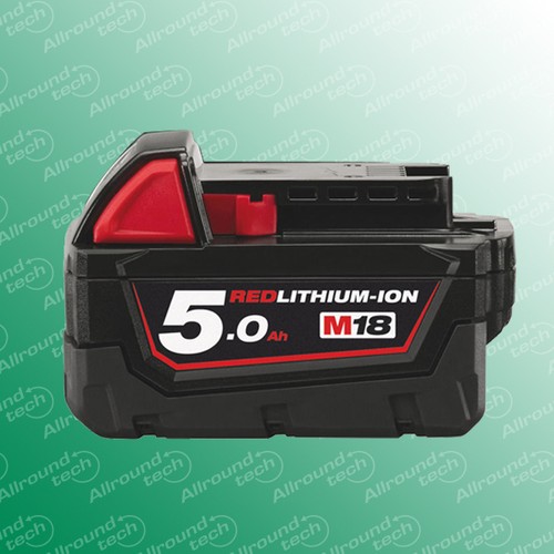 Original MILWAUKEE Akku M18 B5 - 18V 5,0Ah Red Li-Ion-Akku - 4932430483 ...