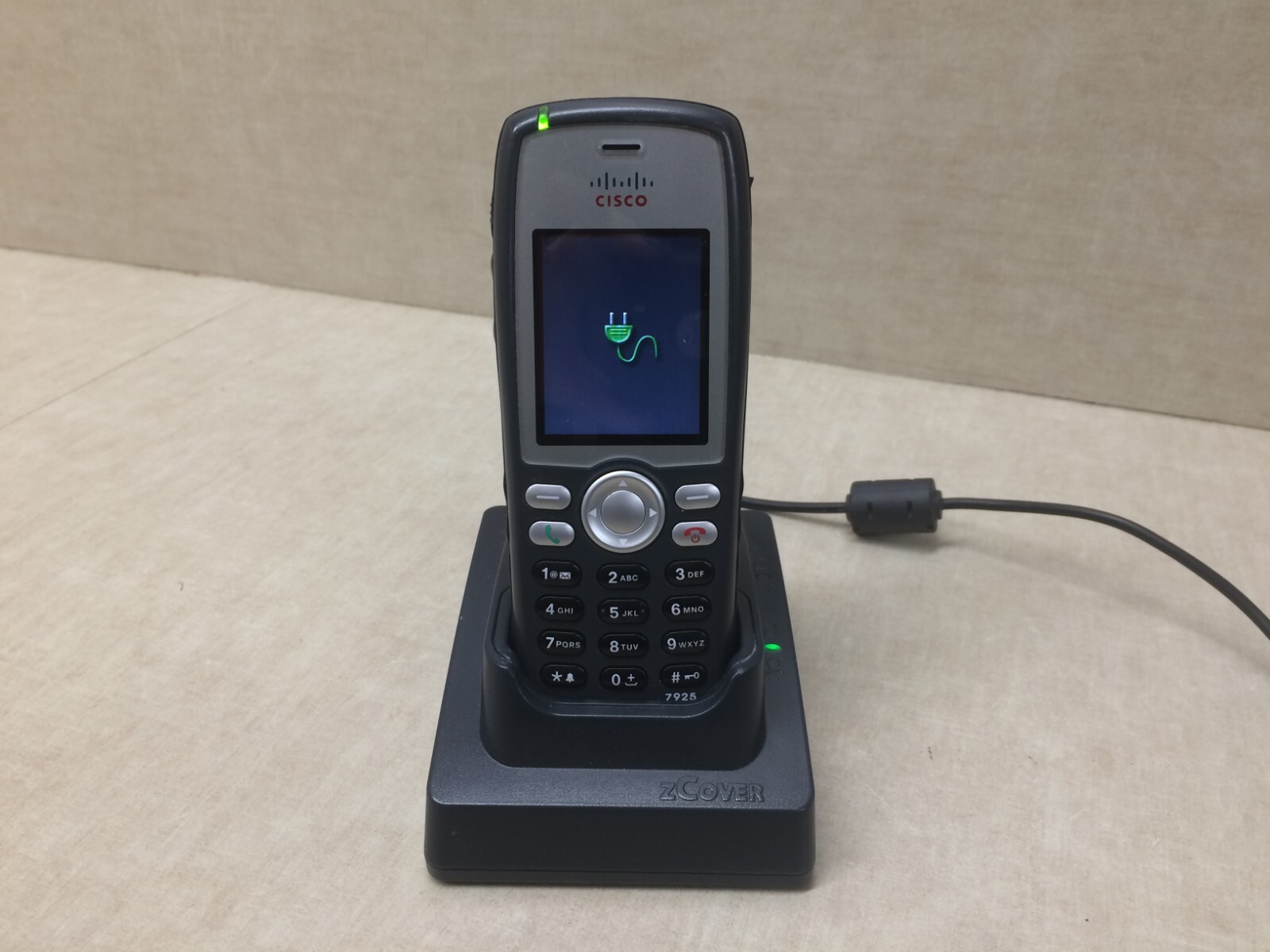 Cisco 7925G Wireless IP Phone Cordless Handset w/ Base No Battery 74 ...