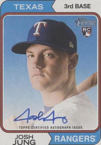 2023 Topps Heritage - Real One Autographs #ROA-JJ Josh Jung (AU, RC ...
