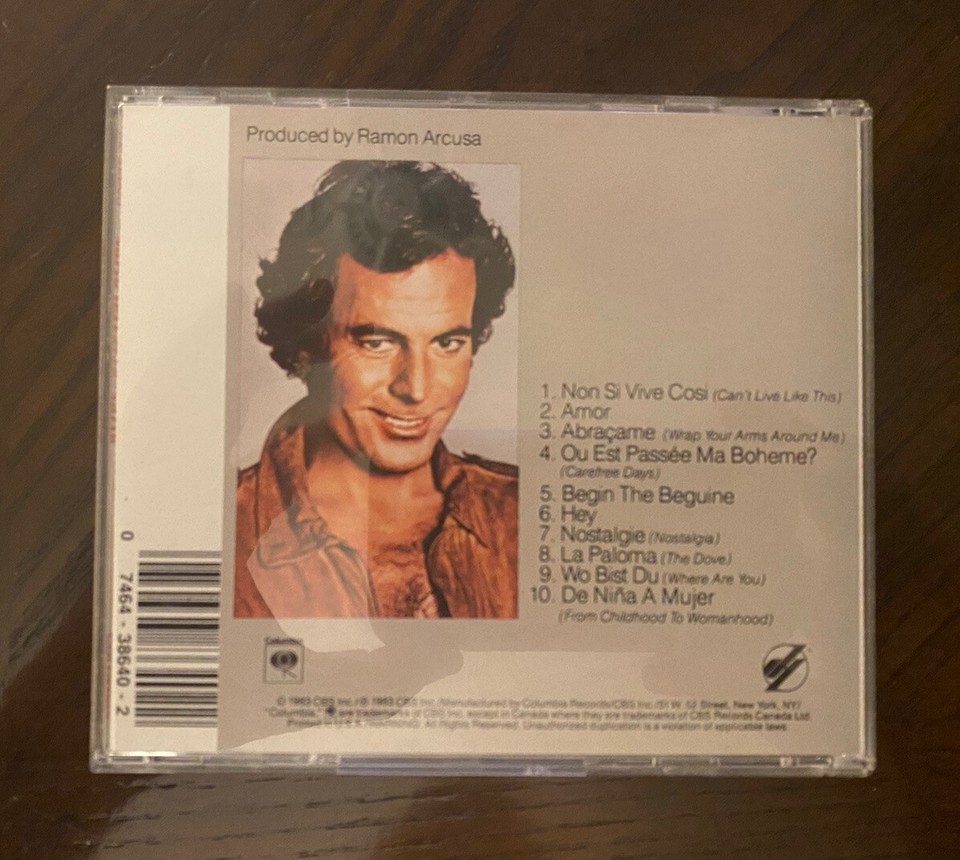 Julio by Julio Iglesias (CD, Jun-1987, Columbia (USA)) FREE SHIPPING ...