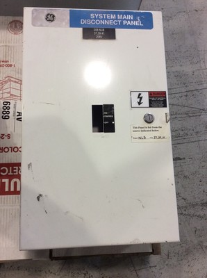 GE General Electric Main Disconnect Panel E4502SN 25 Amp 240 Volt | eBay