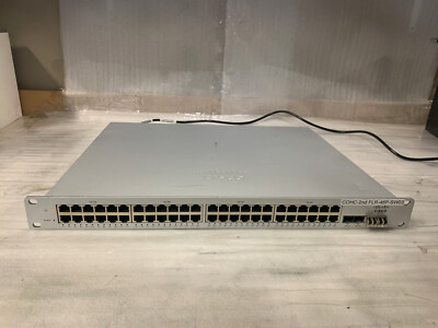 CISCO MERAKI MS220-48FP 48-PORT w/ power cord | eBay