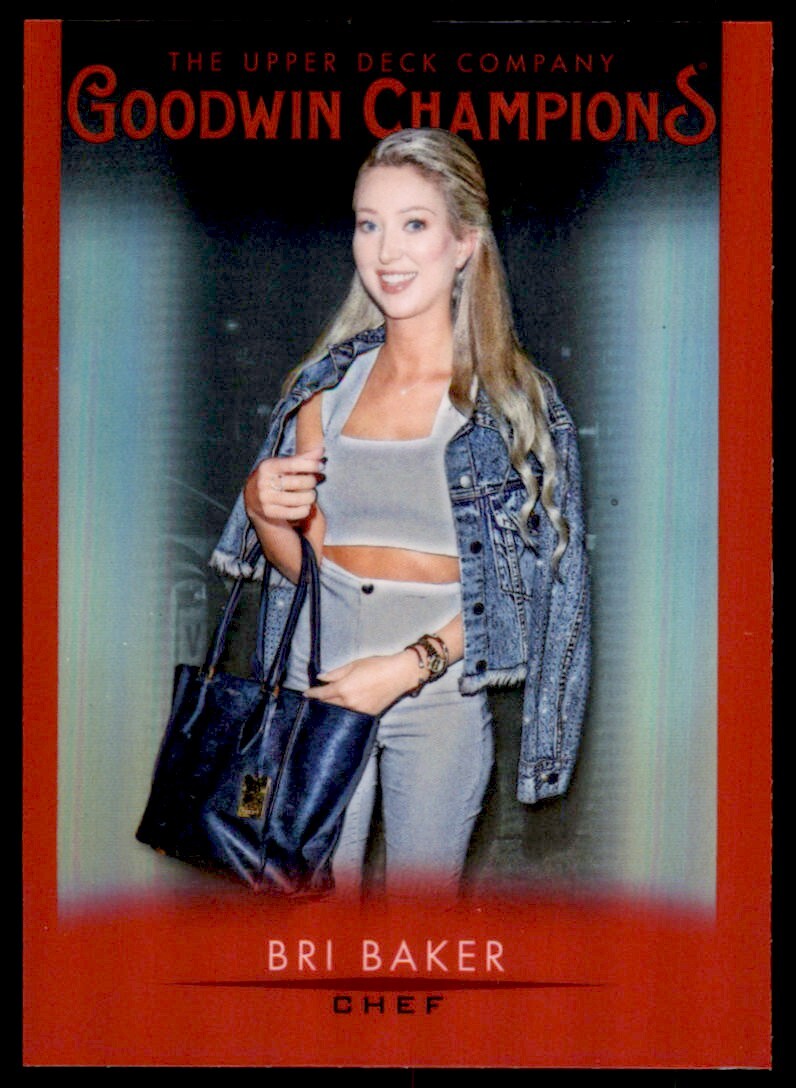 2021 Goodwin Champions Platinum Red Parallel #45 Bri Baker Upper Deck ...