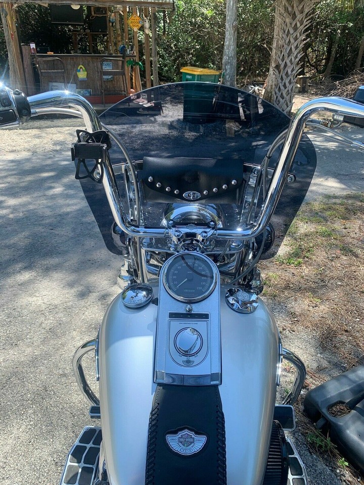 Harley Davidson Heritage/FatBoy 15" SHORTY polycarbonate DARK tint ...