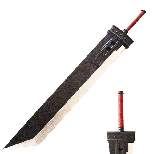 57'' Fantasy Foam Sword, Anime Cosplay Sword, Buster Sword, PU Foam ...