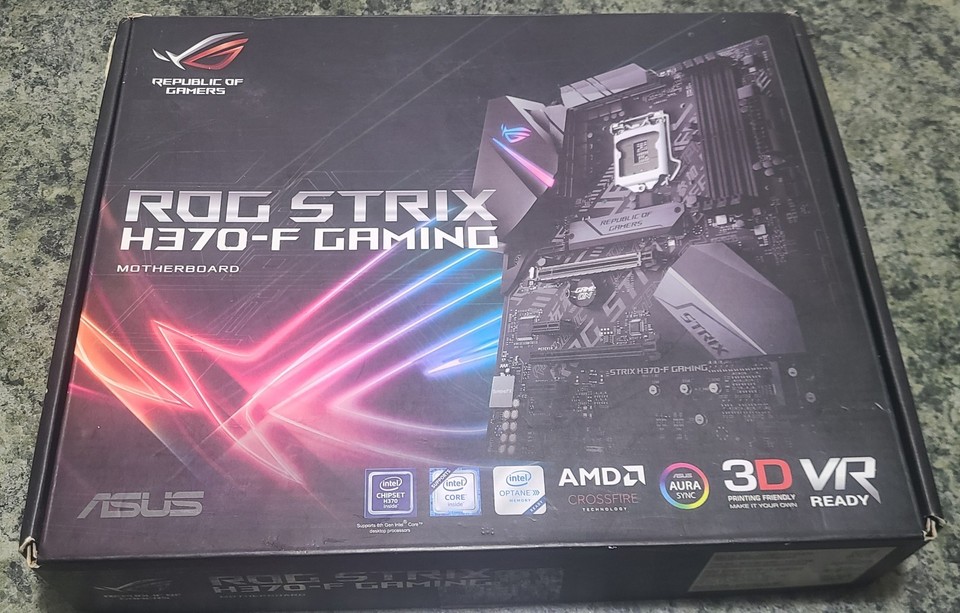ASUS ROG STRIX H370-F GAMING ATX Motherboard Intel Comlplete w/Box | eBay