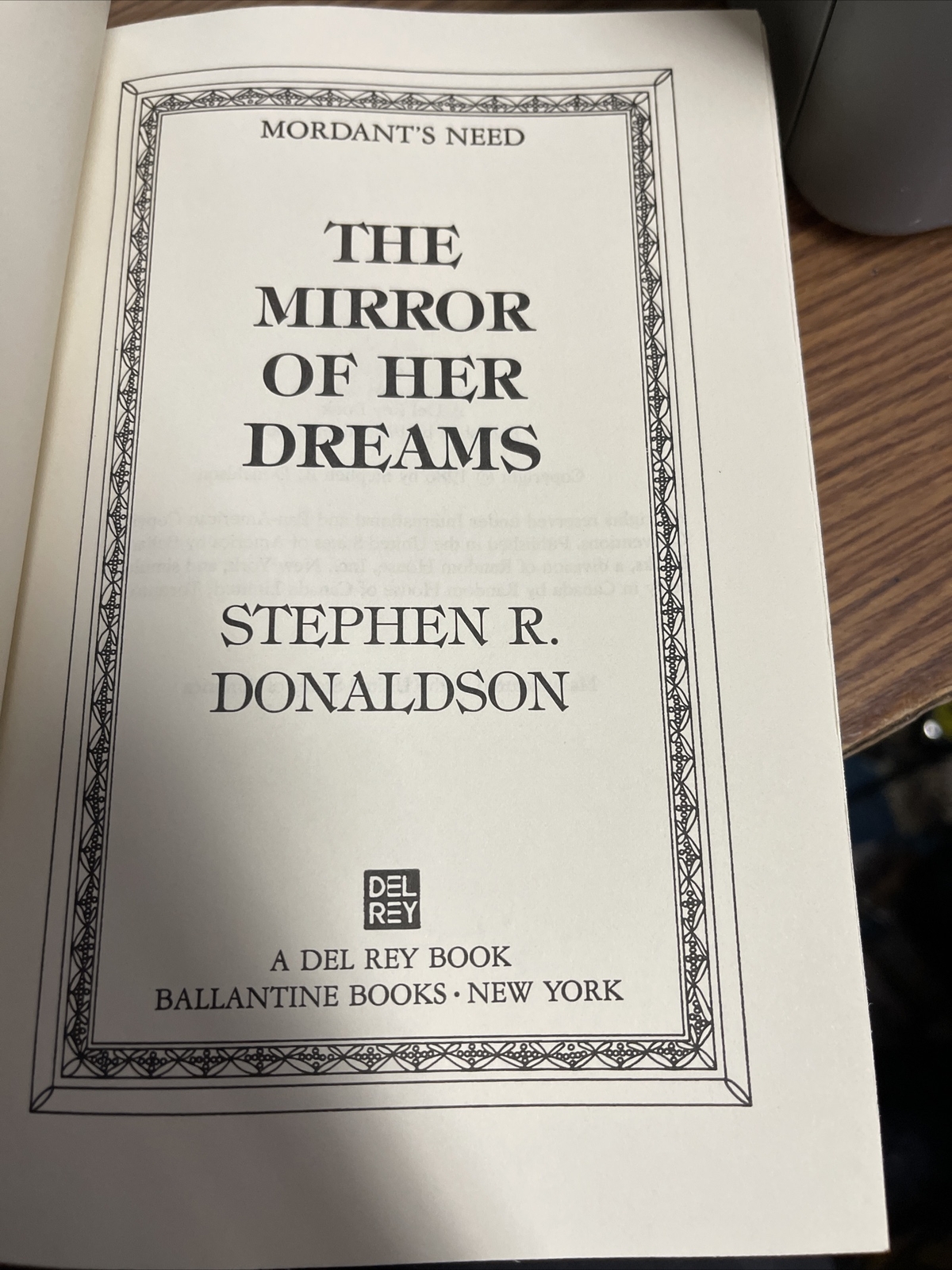 Mordant's Need Ser.: The Mirror of Her Dreams by Stephen R. Donaldson ...