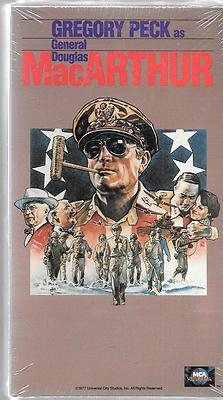 MCA Universal Gregory Peck as General Douglas MacARTHUR NEW VHS 1990 | eBay