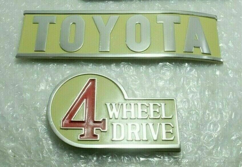 Fits For TOYOTA LAND CRUISER FJ40 FJ45 BJ40 BJ42 REAR EMBLEM BADGE NEW ...