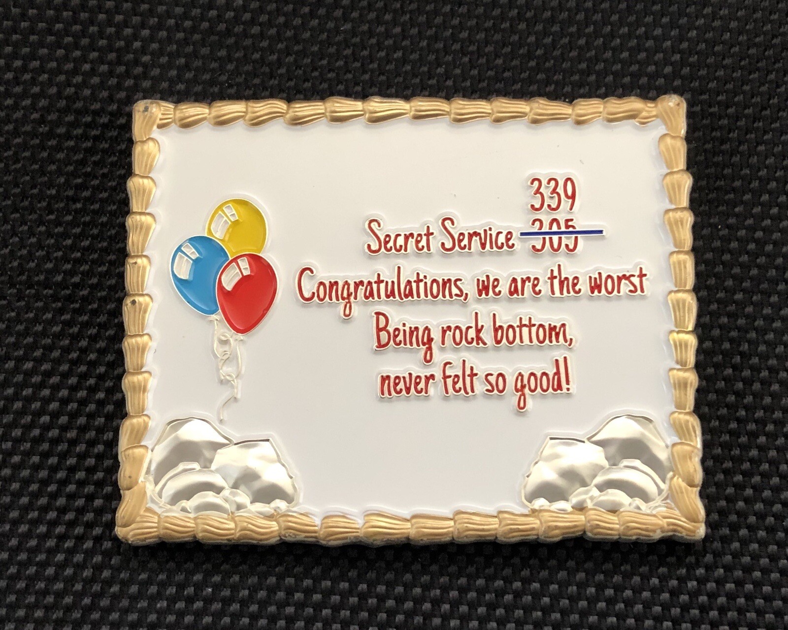 USSS US Secret Service BIRTHDAY CAKE Challenge Coin | eBay