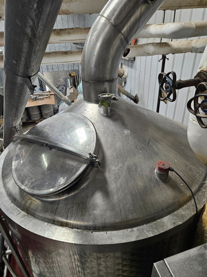 10 BBL Criveller Brewhouse Brew Kettle Whirlpool Tank - NEEDS REPAIRS ...