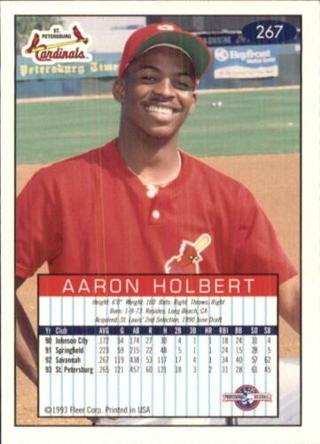 1993-94 Fleer Excel #267 Aaron Holbert | eBay