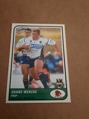 2005 Select NRL Tradition Shane Webcke | eBay Australia