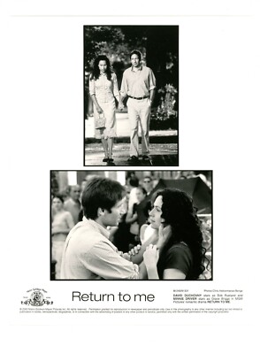 RETURN TO ME 2 Orig. Movie Publicity Photos 2000 DAVID DUCHOVNY MINNIE ...