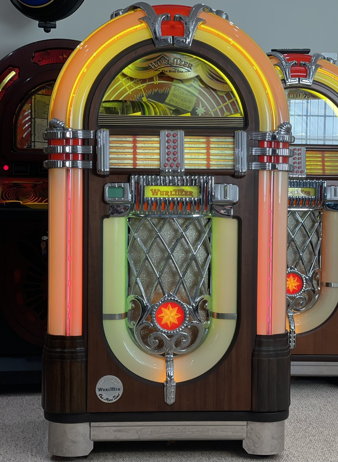 Wurlitzer One More Time 1015 CD jukebox, Remote Control &Bluetooth | eBay