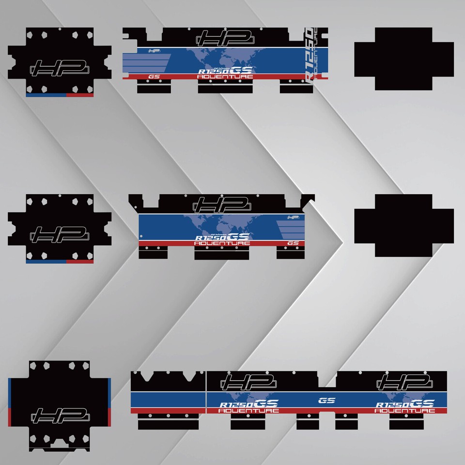 For 2019-2024 BMW R1250GS ADV HP Tail Top Side Box Protector Cover ...