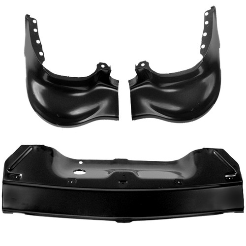 1955 Chevrolet 150 210 Belair Nomad Front Bumper Valance Panel 3 PCS ...
