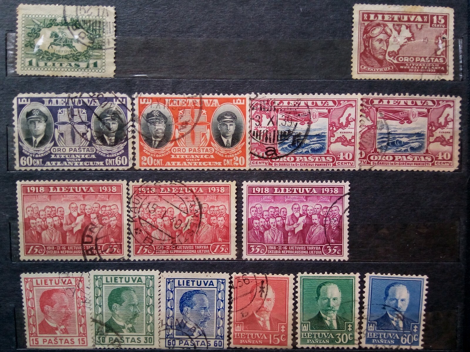 Lithuania Lietuva Post Stamps Collection Genuine Rare Collectible ...