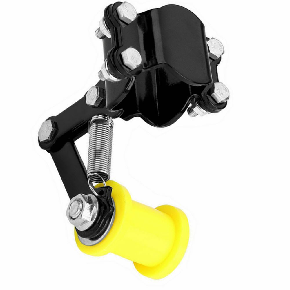 Universal Bolt On Chain Tensioner & Yellow Roller Adjuster Motorcycle ...