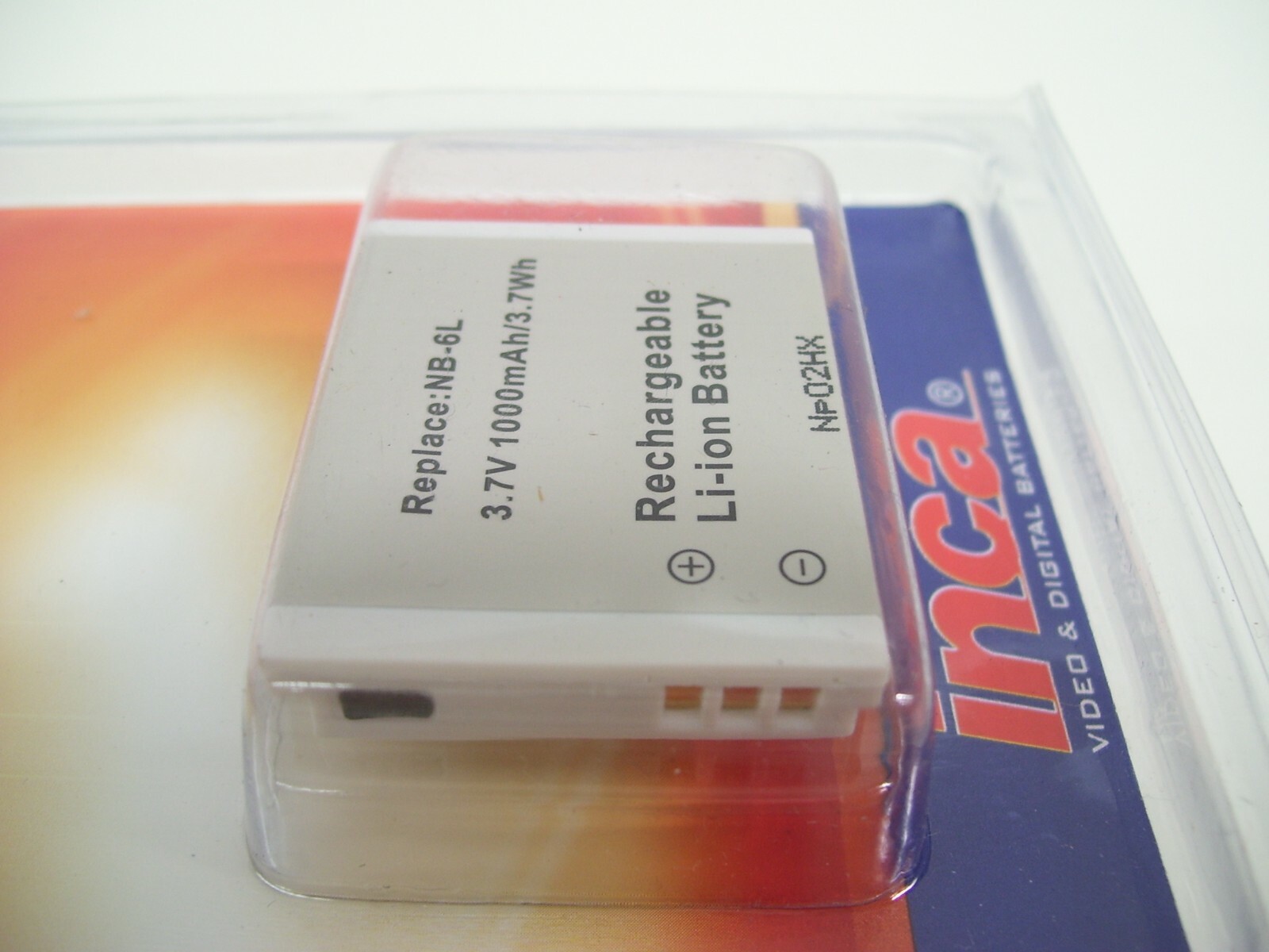 INCA CANON NB-6L LI-ION DIGITAL CAMERA BATTERY 3.7V 1000MAH 3.7WH ...