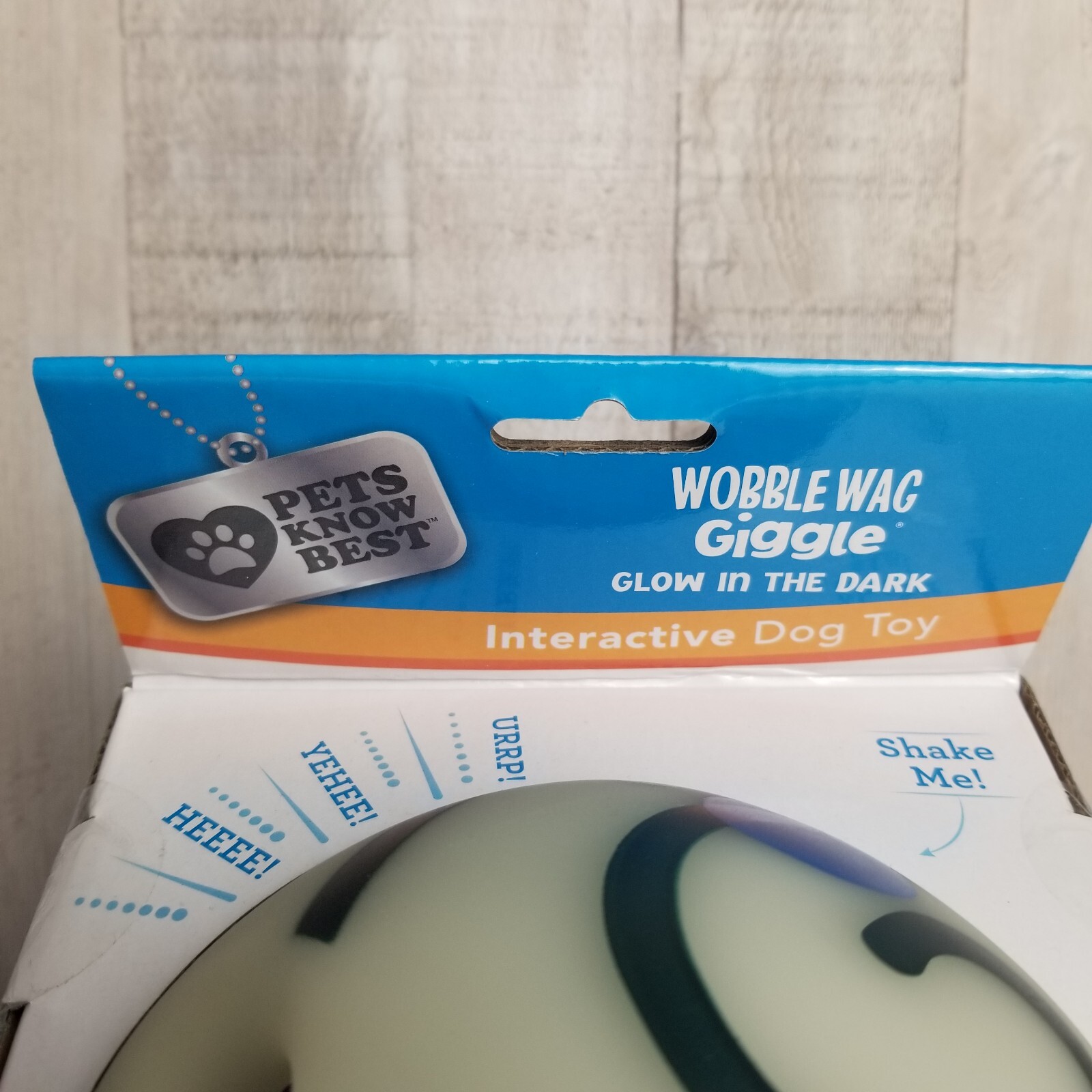 Wobble Wag Giggle Dog Ball - Interactive Glow in the Dark Fun Giggle Sounds | eBay