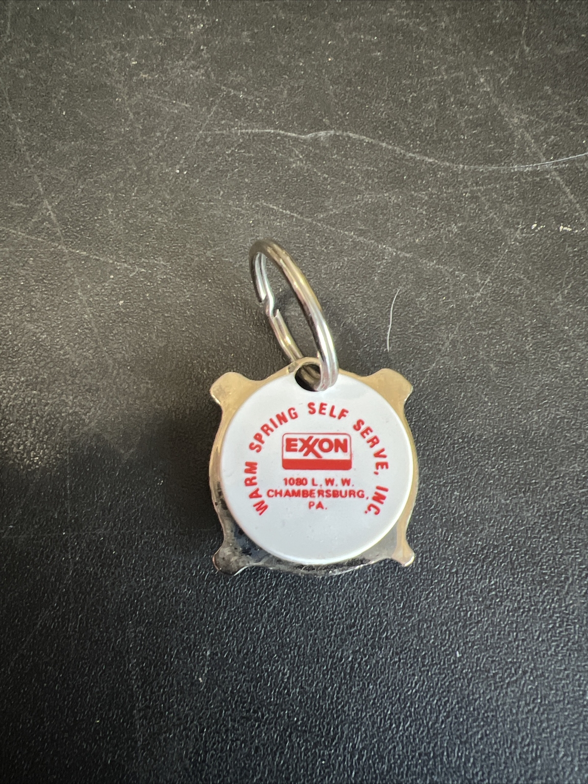 Vintage Warm Springs Self Service Exxon Gasoline Station Keychain | eBay