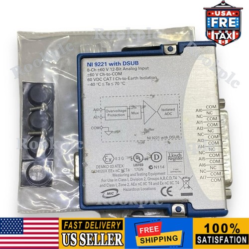 US FREE TAX NEW NI NI 9221 NI-9221 Analog Input Module. | eBay