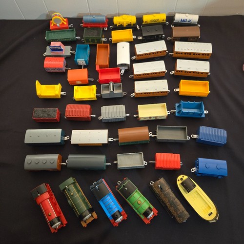 Lot 47 Thomas Trackmaster Motorized Engine Trains and Cars Cargo Brake ...