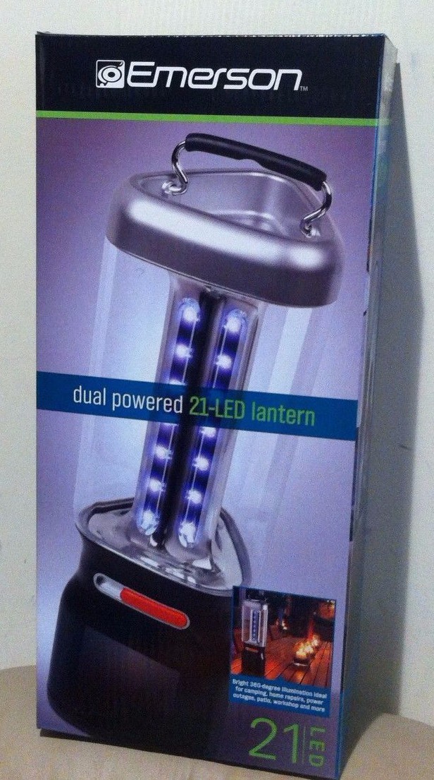 New Emerson Dual Powered 21 Led Lantern | eBay