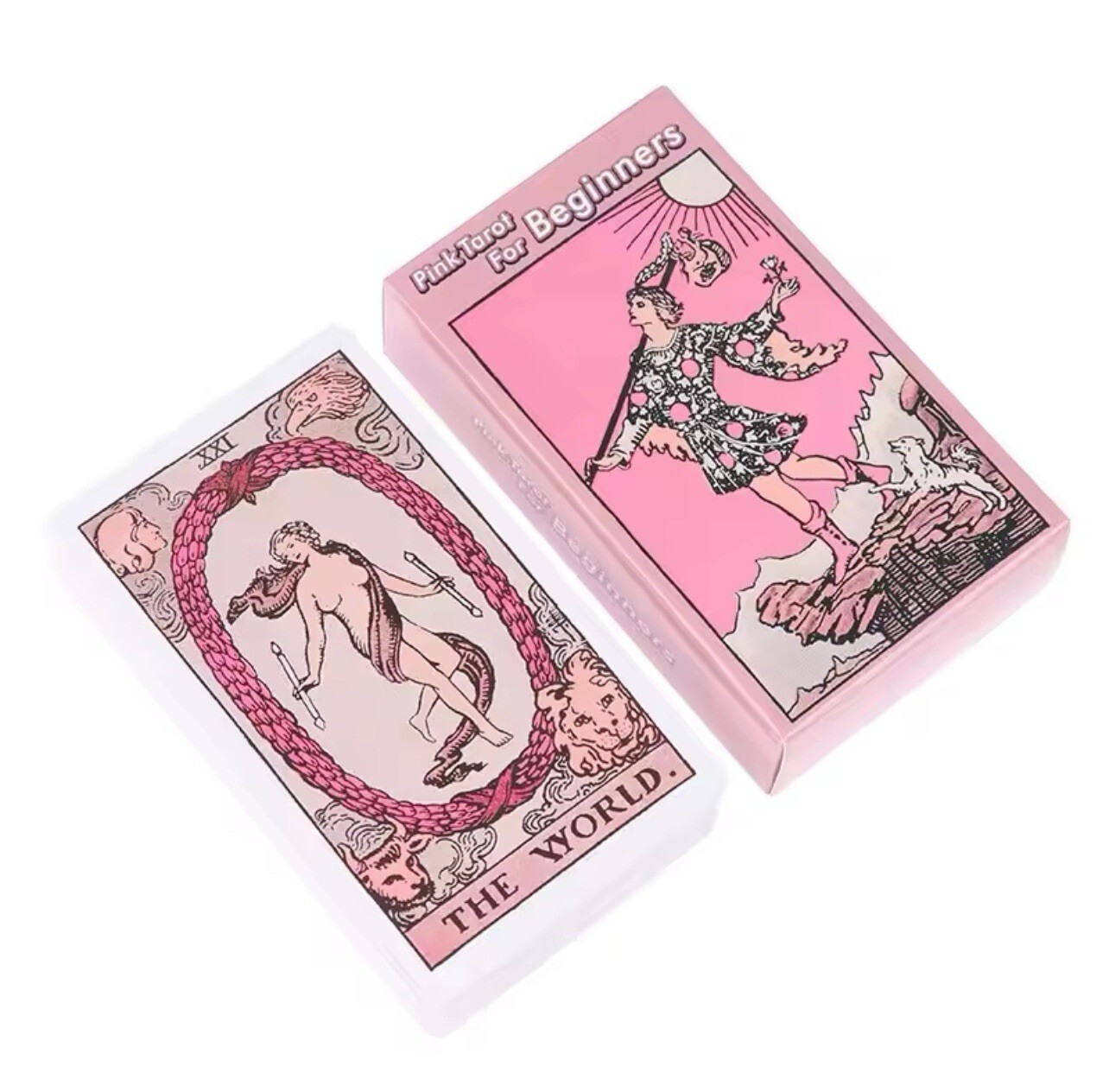 Pink Tarot Card Set For Beginners