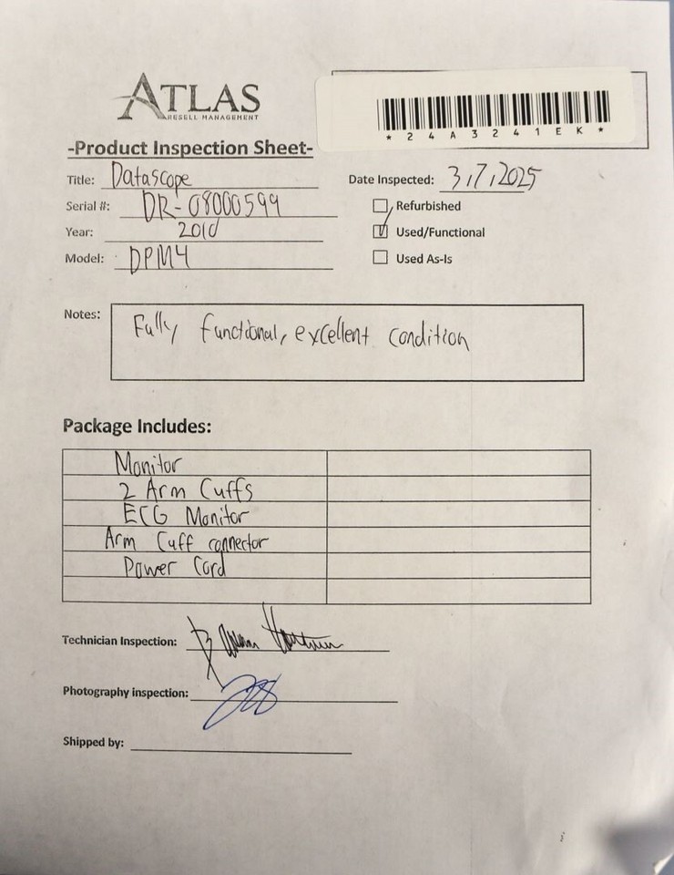 Datascope DPM 4 Medical Patient Vital Signs Monitor Unit Machine | eBay