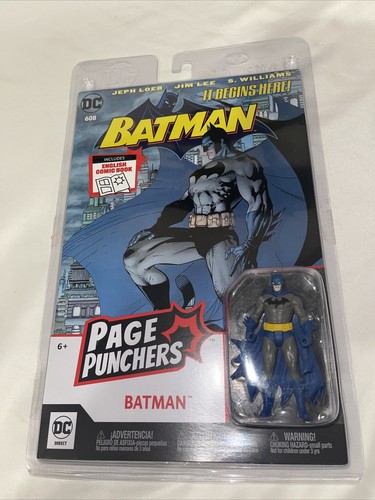 Batman #608 2nd Pr Jim Lee Cover Page Punchers McFarlane Toys w/ figure ...