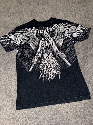 (SEND OFFERS) Sematary/Haunted Mound x Affliction “Sematary Massacre” T ...