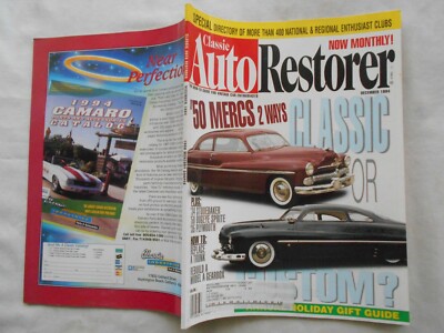 CLASSIC AUTO RESTORER Magazine-1994 | eBay