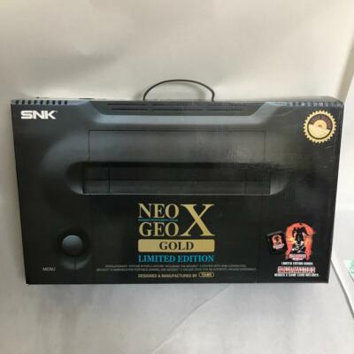 SNK NEO GEO NEOGEO X GOLD Limited Edition ENTERTAINMENT Console SYSTEM ...