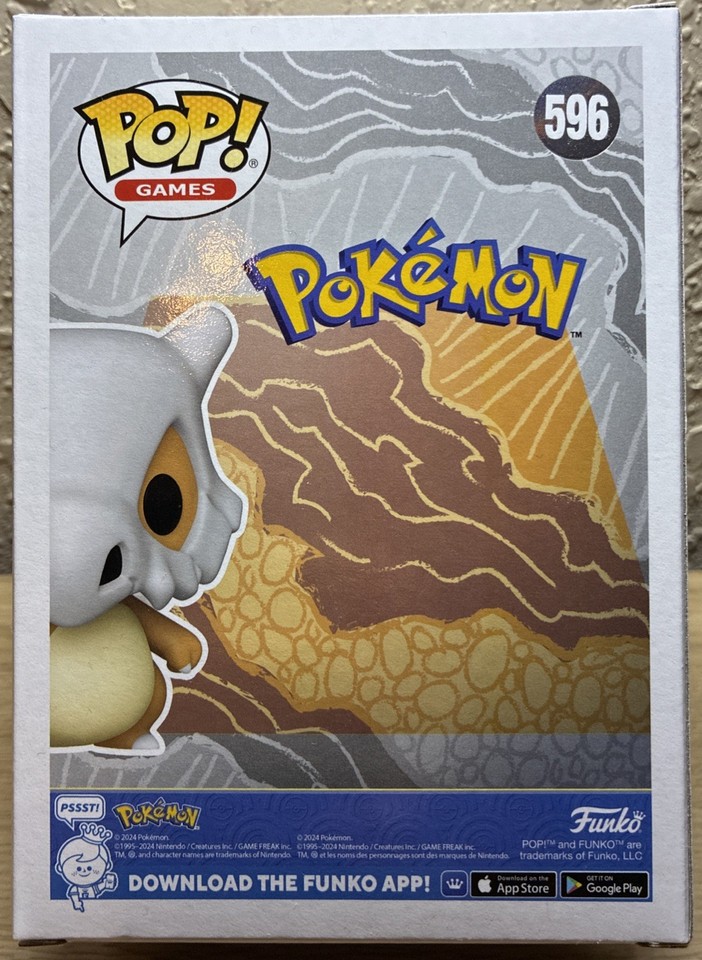 Funko POP! Pokemon Cubone - Pearlescent #596 - Pokemon Center Exclusive ...