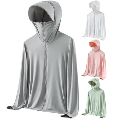 Sun Protection Jacket Unisex Long Sleeve UPF 50 Sun Protection Hoodie ...