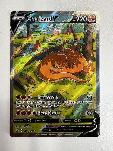 Charizard V - SWSH260 - Alt Art - UPC - SWSH Black Star Promo - Pokemon ...