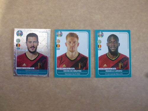 HAZARD / DE BRUYNE / LUKAKU / BELGIQUE - Panini EURO 2020 | eBay