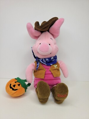 Halloween Piglet Sheriff Cowboy Trick or Treat 2000 Walt Disney Limited ...