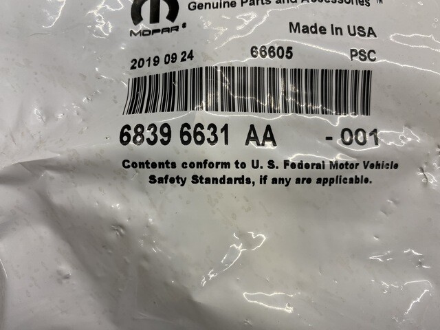 2011-2017 42 Way Wiring Harness | 68396631AA | Mopar OEM | 1 Year