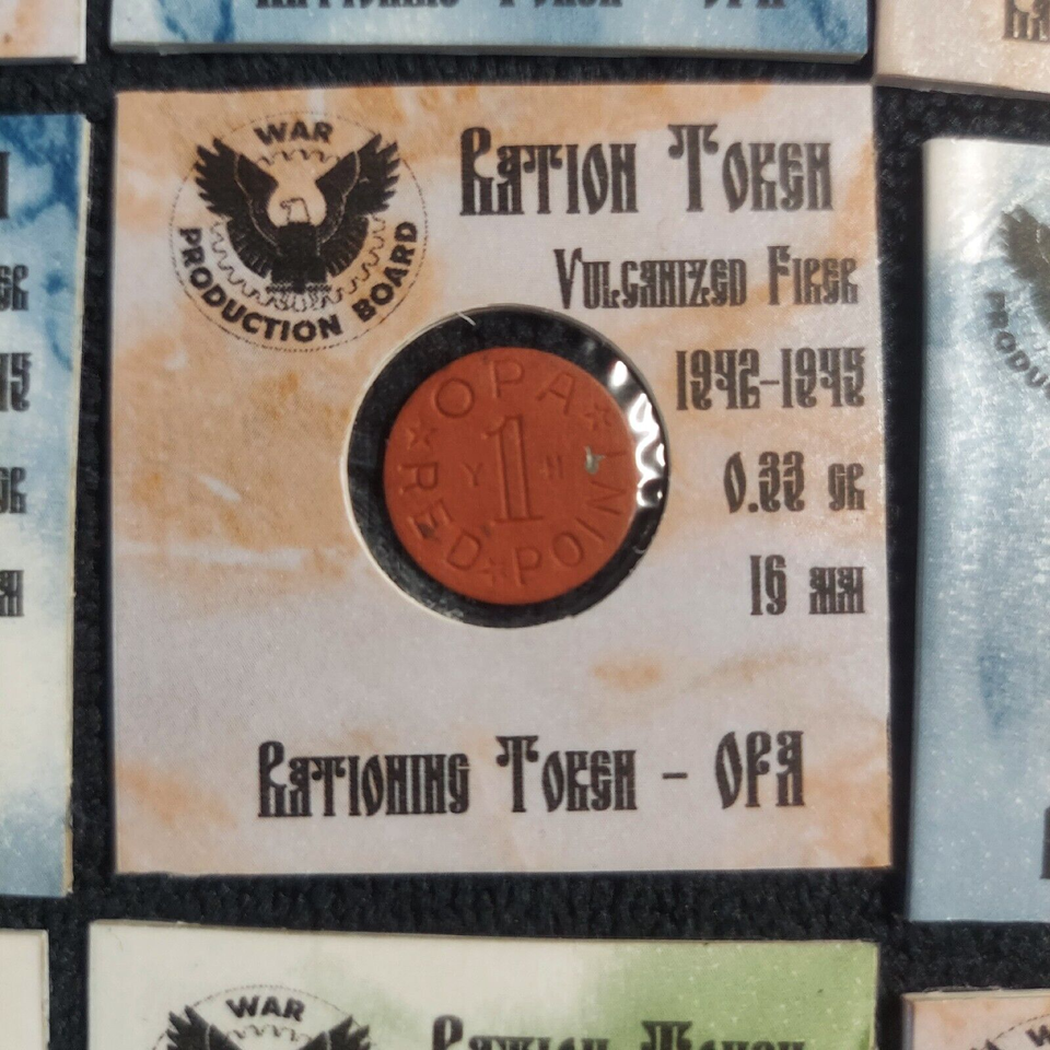 OPA Ration Points Token Red - 1 Token | eBay