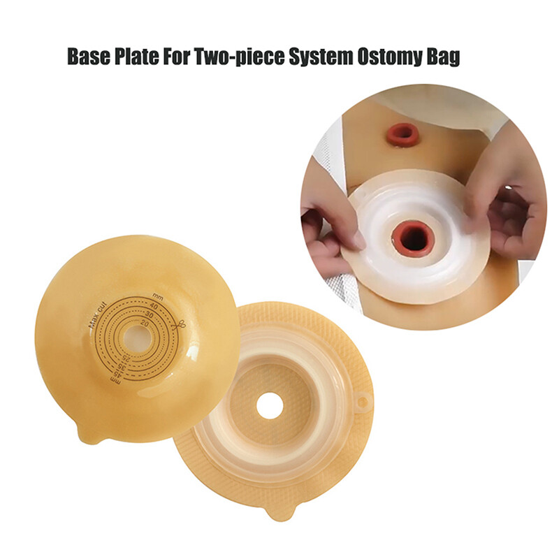 1Pcs Base Plate Two-piece System Ostomy Bag Baseplates Colostomy Bags ...