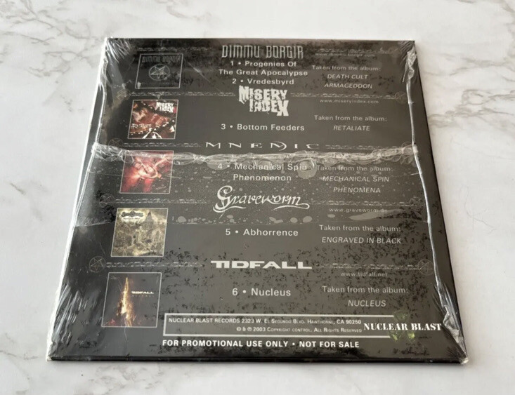 Dimmu Borgir Death Cult Armageddon CD Sampler SEALED! PROMO! 2003 NEW ...